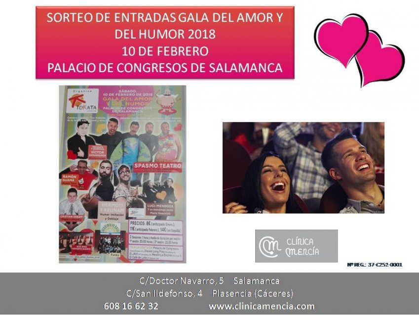 LA SALUD EMPIEZA POR EL BUEN HUMOR. SORTEO DE ENTRADAS GALA DEL AMOR Y ...